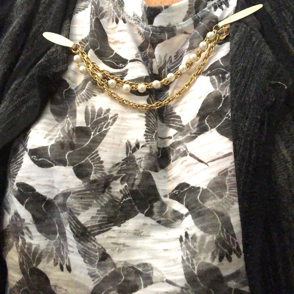 Jewelry | Vintage Three Strand Sweater Chain With Clasps | Poshmark